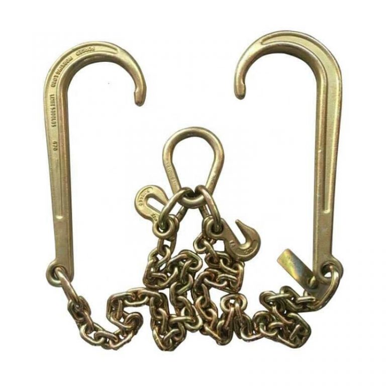 Grade 70 5/16″ Wrecker Tow Chain 15″ J Hook One End – Grab